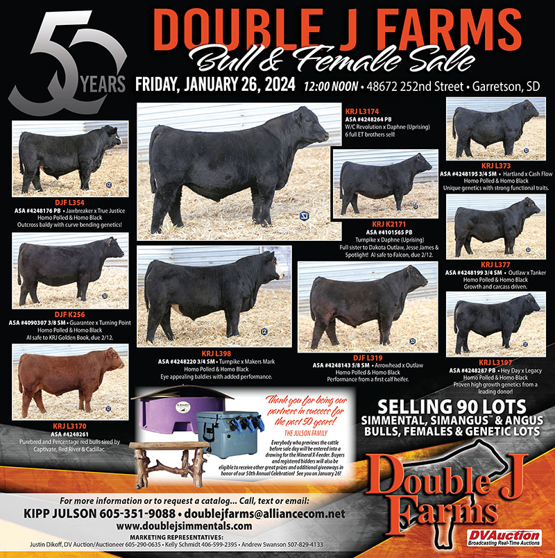 Double J Farms, Simmental Cattle, Garretson, SD